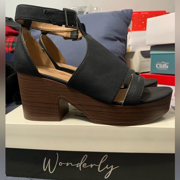 Wonderly | Shoes | Womens Emilia 85 Strapped Sandal Wedge 85 | Poshmark